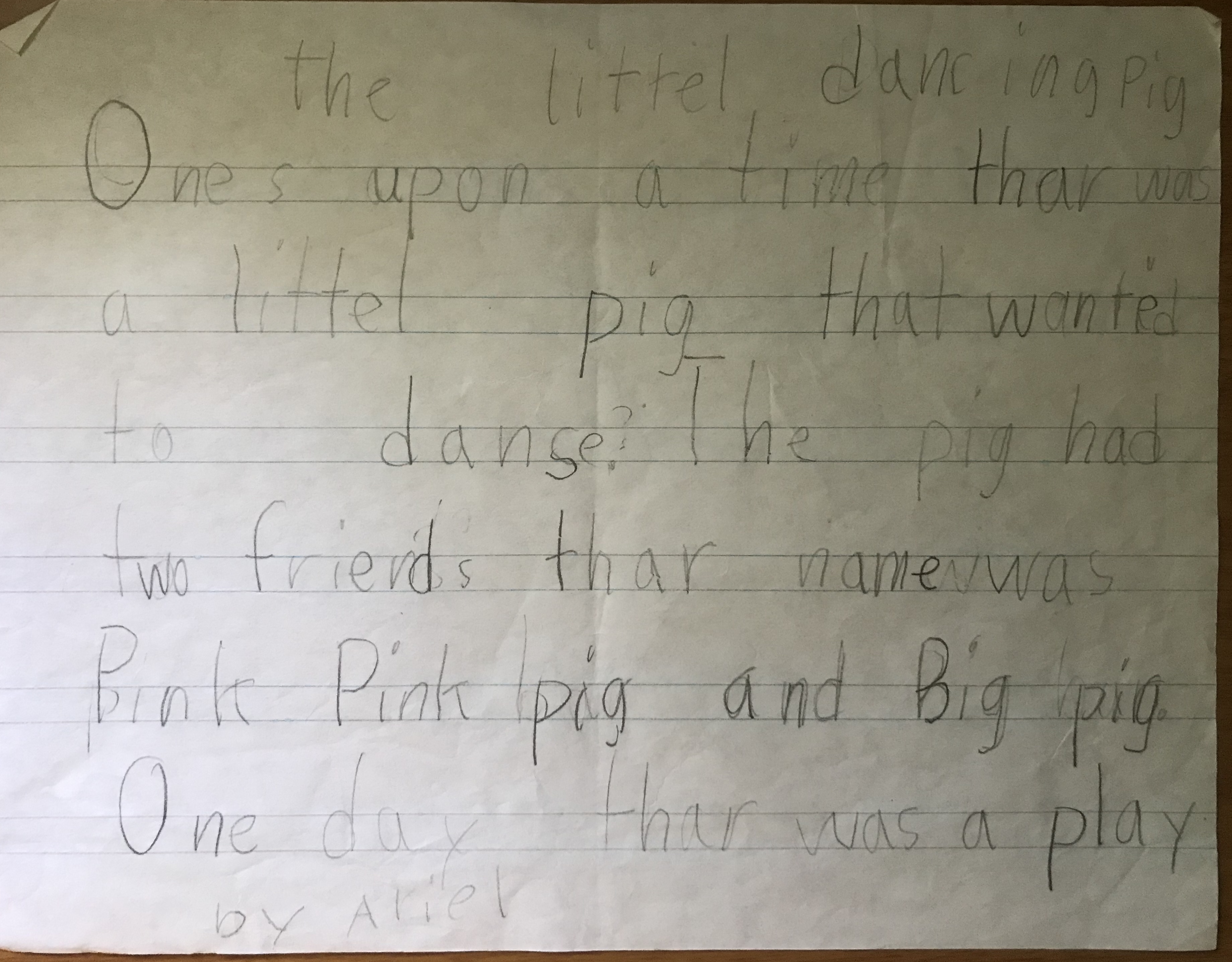 On Writing – On Ariel's Mind